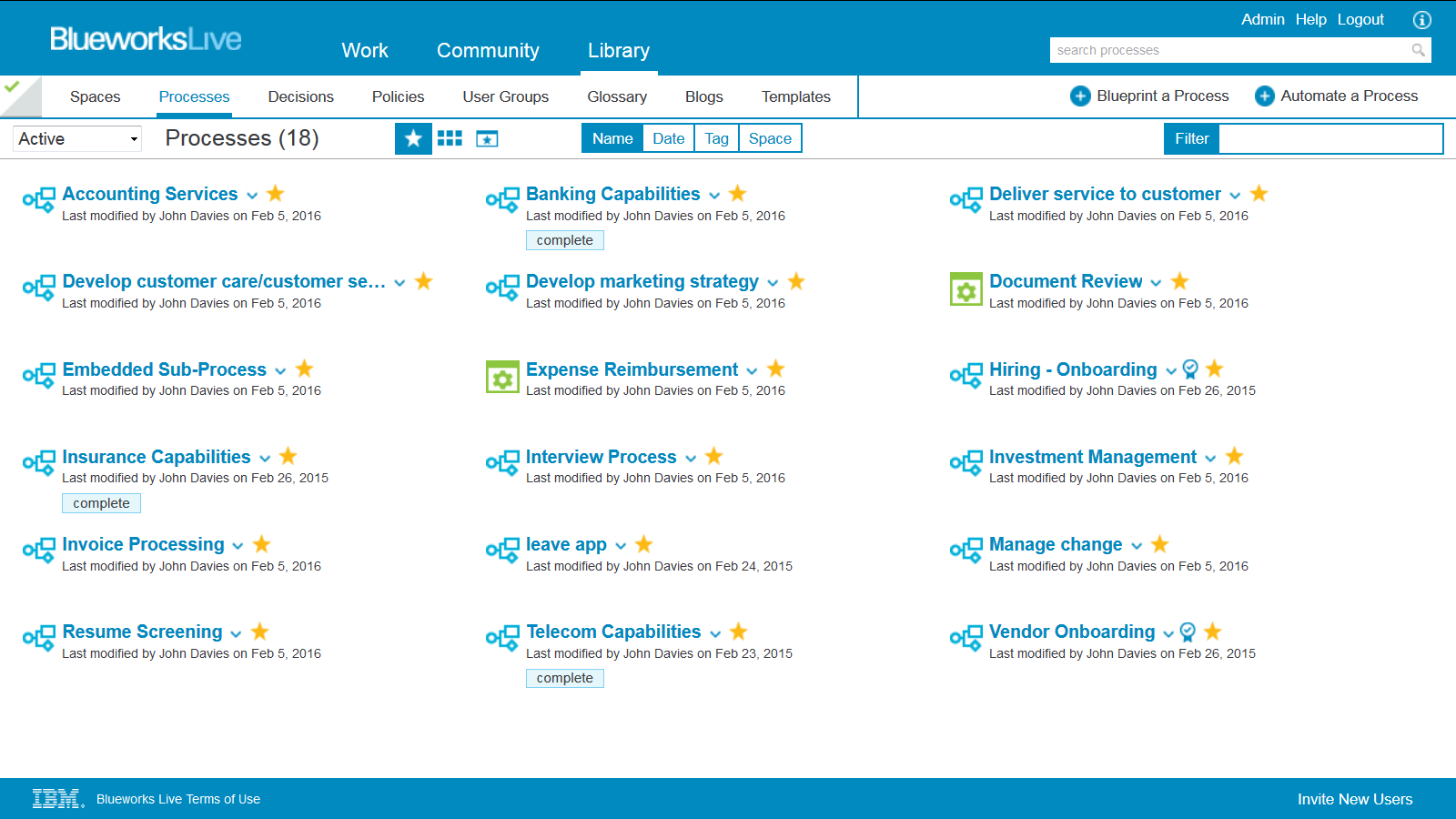 IBM Blueworks Live - Overview - New Zealand
